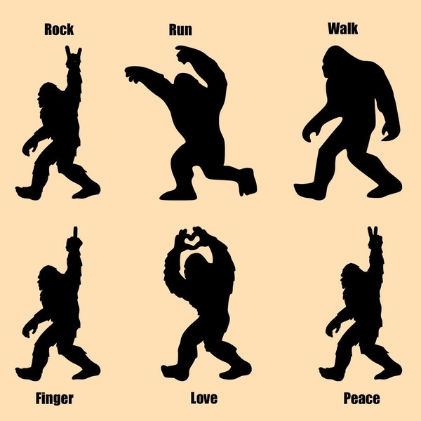 Sasquatch Decal Edition - Etsy