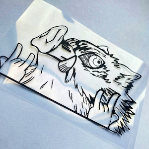 Anime | Boar | Inosuke | Waterproof | Vinyl Decal - Etsy