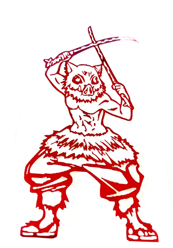 How To Draw Inosuke Full Body