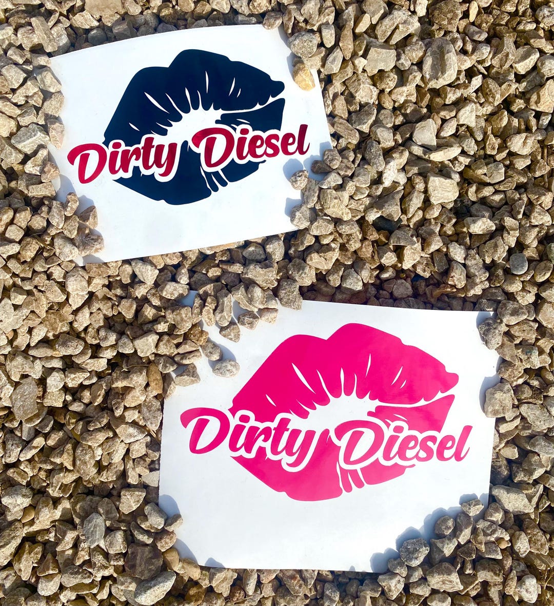 Dirty | Diesel | W/lips Decal - Etsy