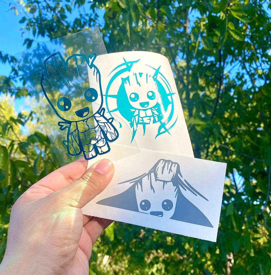 Baby Groot | Permanent | Vinyl Decal - Etsy