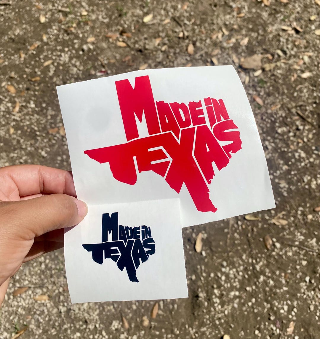 Made | in | Texas | Decal - Etsy