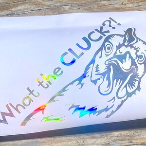 What the Cluck | Chicken | Decal - Etsy
