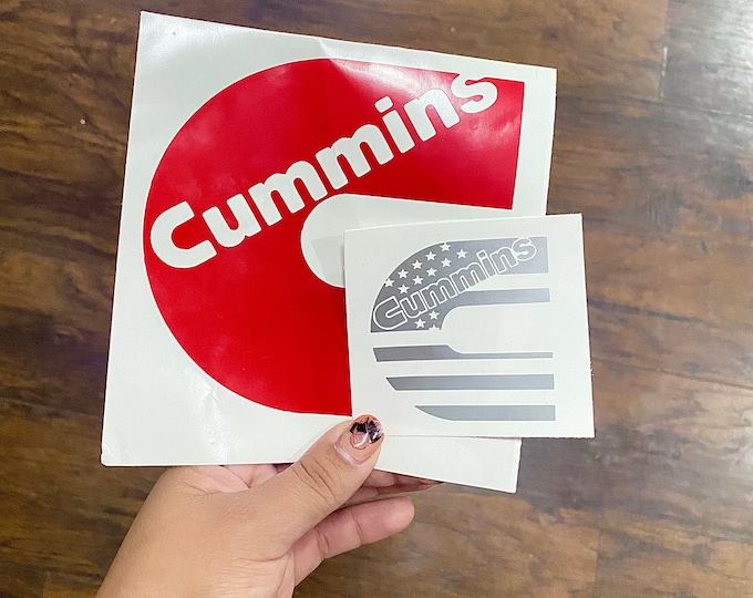 Cummins Logo Vinyl Die-cut Decal | Window/bumper Sticker | Made in USA ...