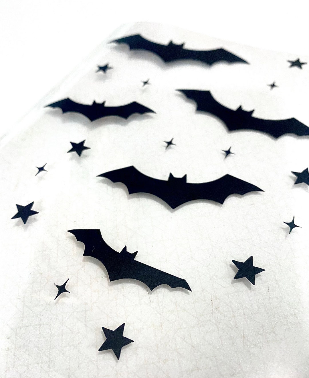 Bats | Stars | Permanent | Vinyl Decal - Etsy