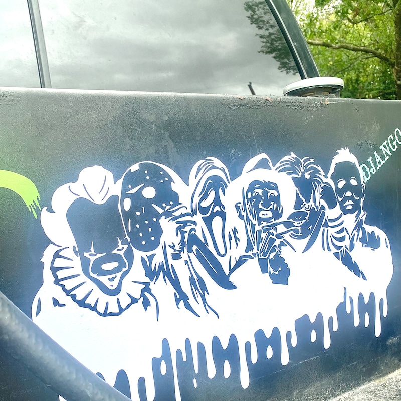 Scary Window Decal - Etsy