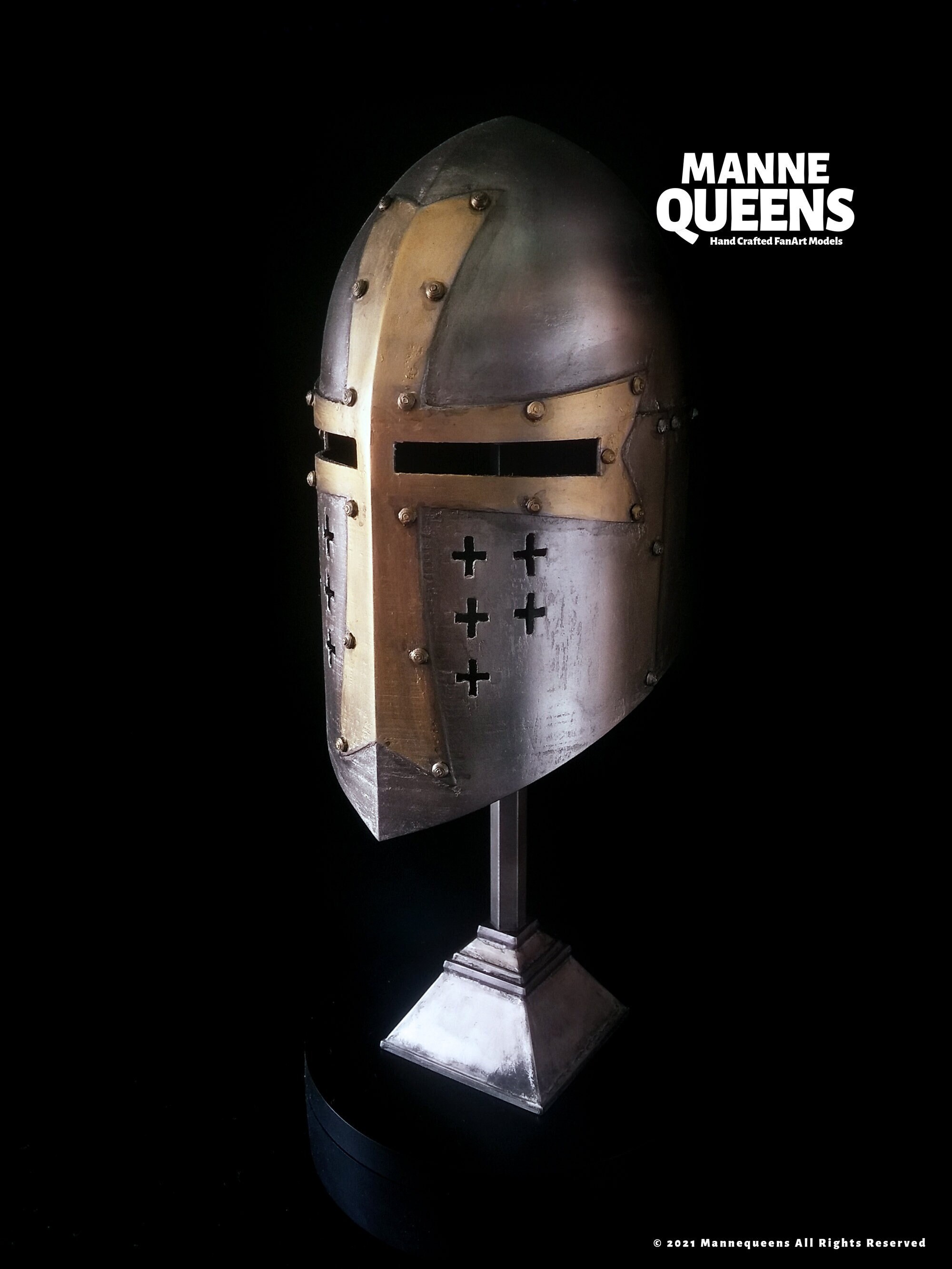 Templar Helmet-3d Printed-decorative Gift - Etsy