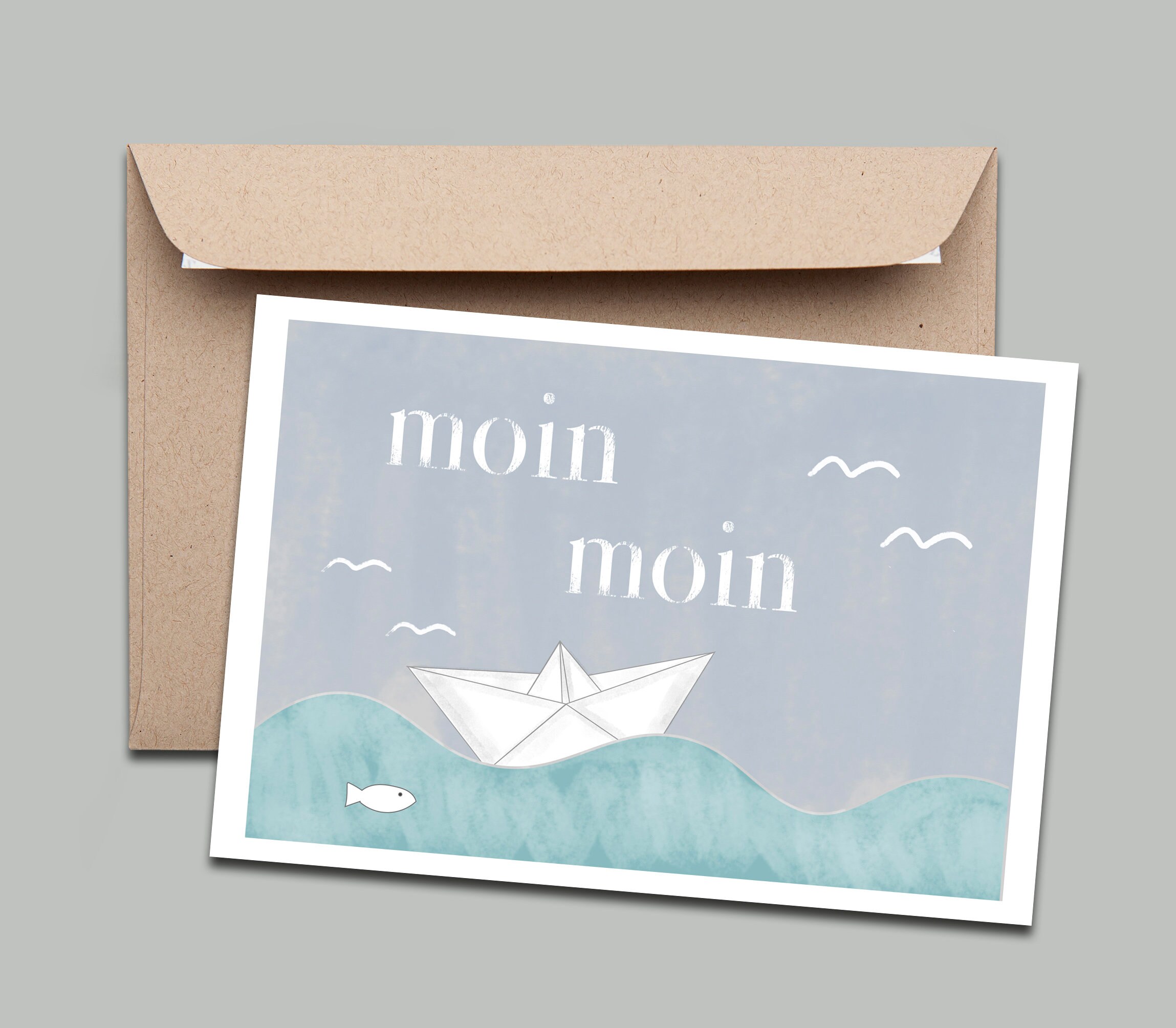 Moin Card Greeting Card Postcard Din A6 | Etsy UK
