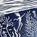Underwater Garden Print Linocut Print Lino Art Sea Themed - Etsy UK
