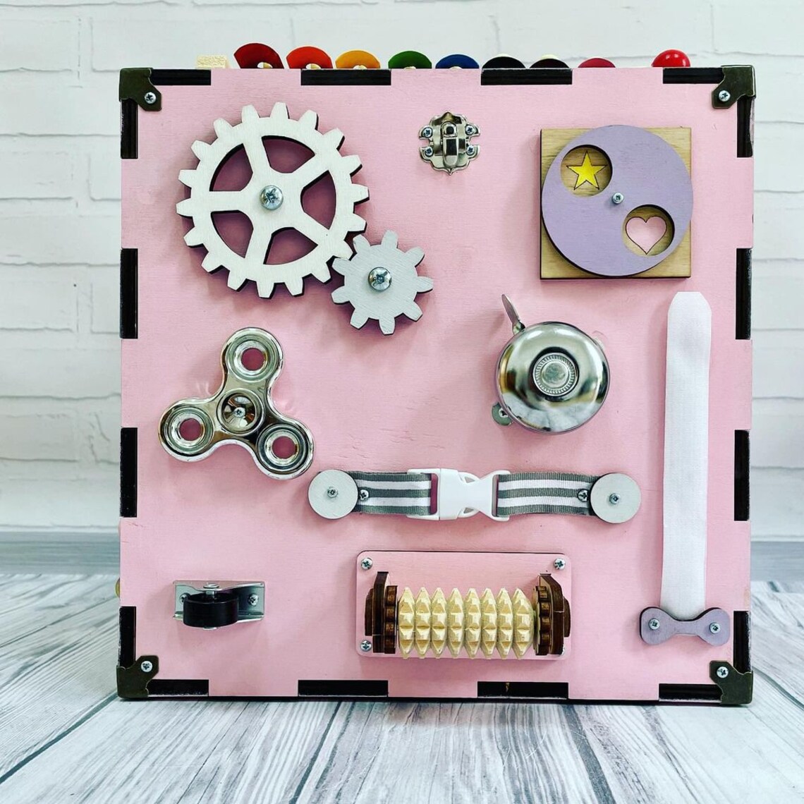 Busy Cube With LED Backlight Busy Board Wooden Busy - Etsy