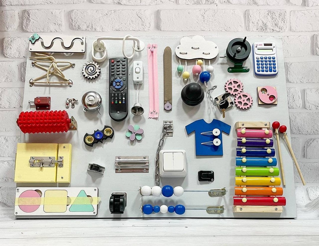 Extra Large Busyboard 70x50cm, Toddler Busy Board, Montessori Board ...