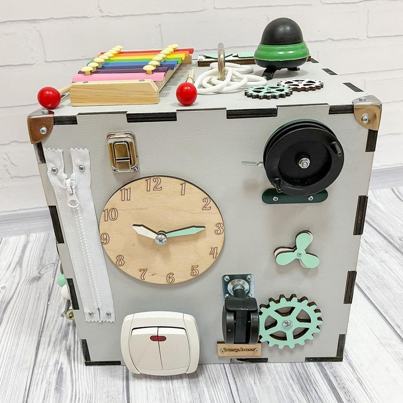 Busy Cube With LED Backlight Busy Board Wooden Busy - Etsy