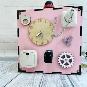 Busy Cube With LED Backlight | Busy Board | Wooden Busy | Montessori ...