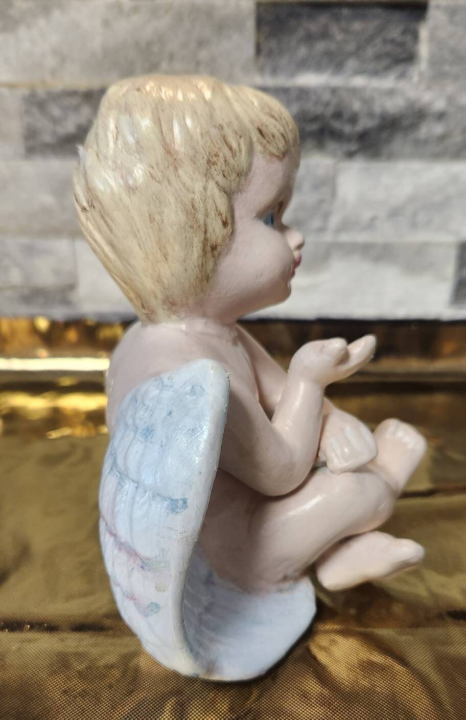 Ceramic Baby Boy Angel - Etsy
