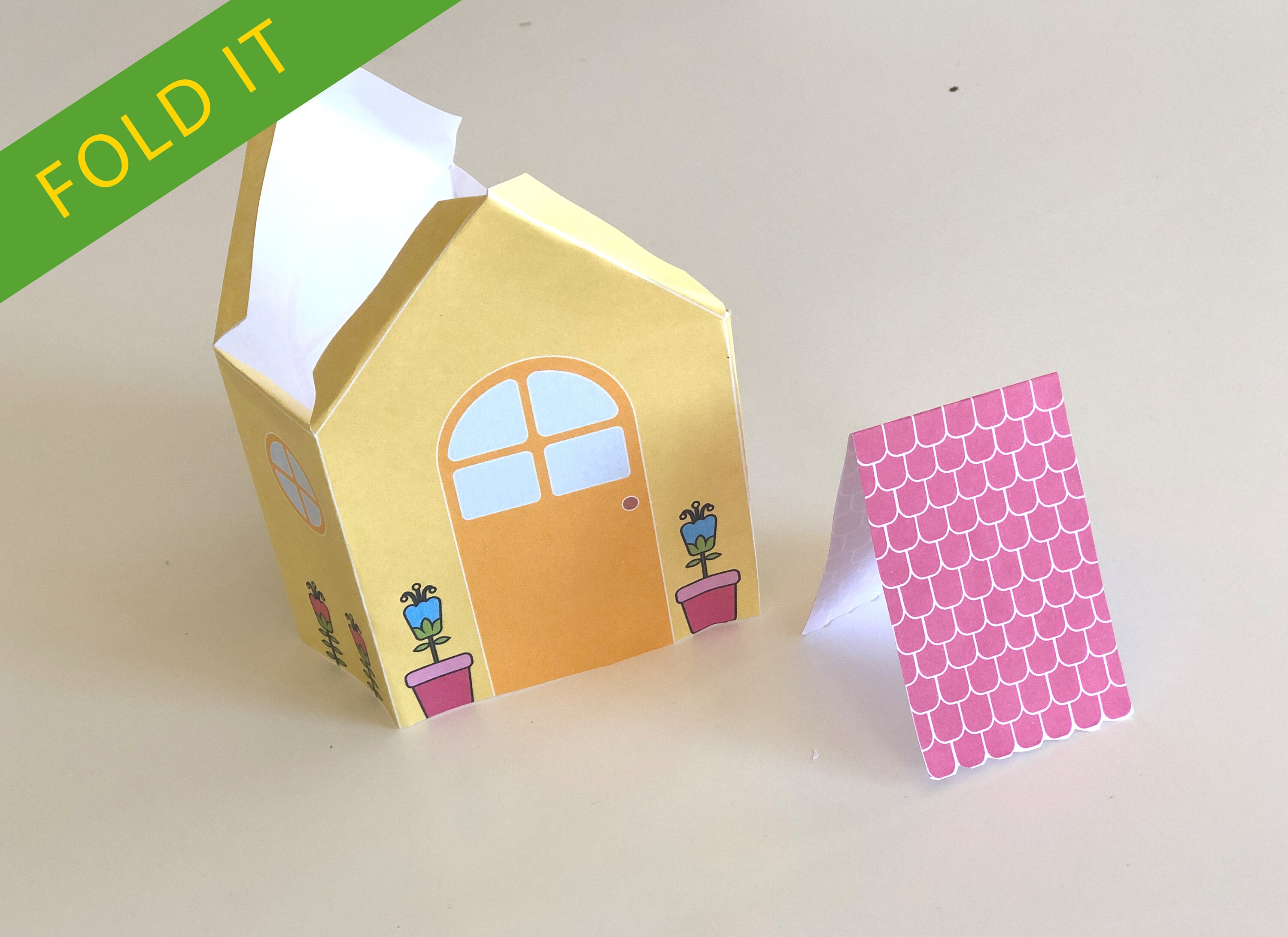 Paper House, Printable Activities for Kids, Arts and Crafts, Coloring ...