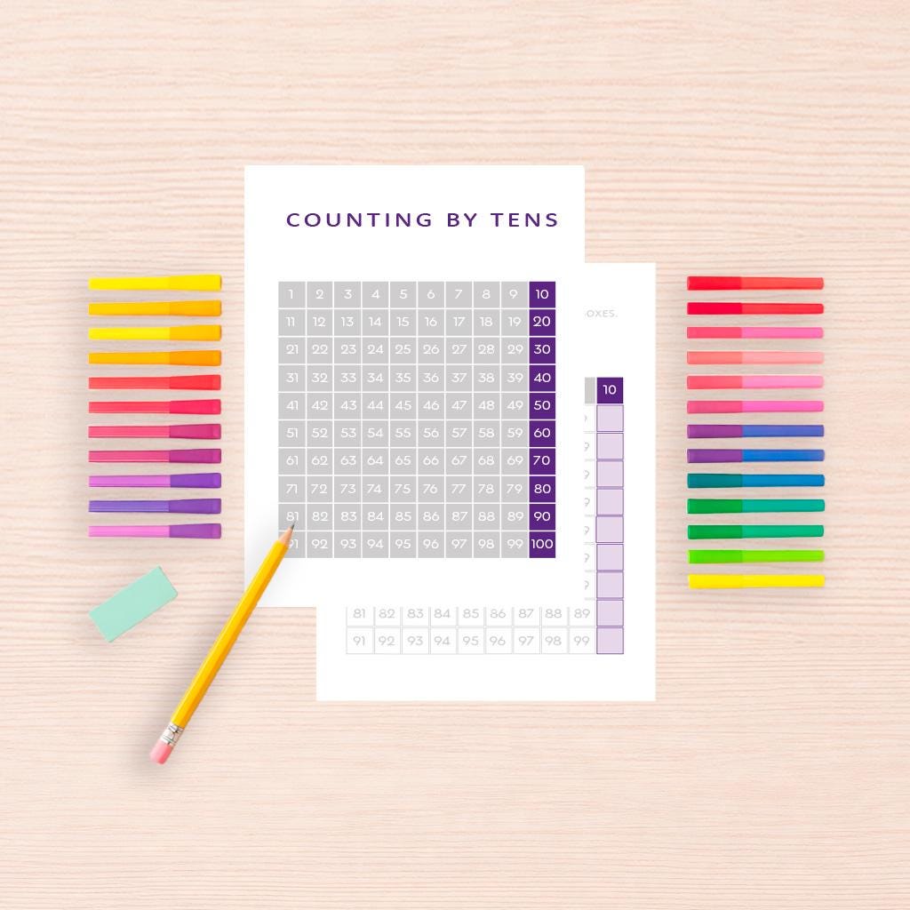 Skip Counting Worksheets (2s, 5s, 10s) | Math Practice & Charts ...