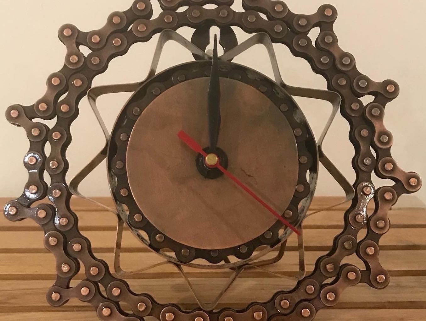 Bike Chain Clock-eco Friendly - Etsy
