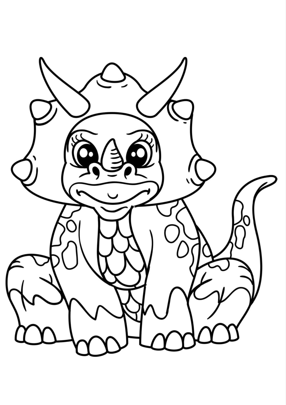 Dinosaurs and Dragons 2-20 Page Printable Kids Coloring | Etsy