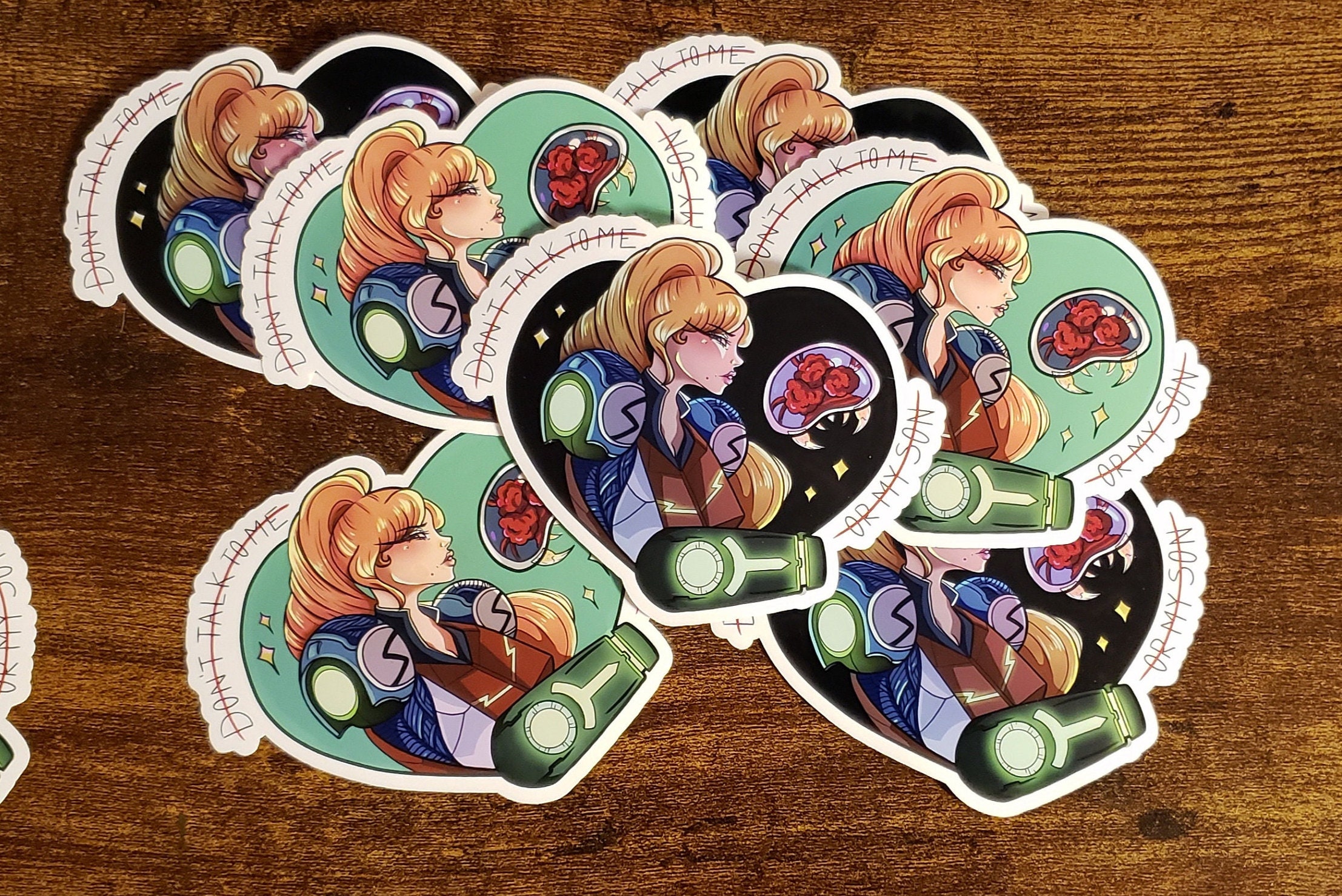 Metroid Tattoo Flash Sticker Pack Samus | Etsy