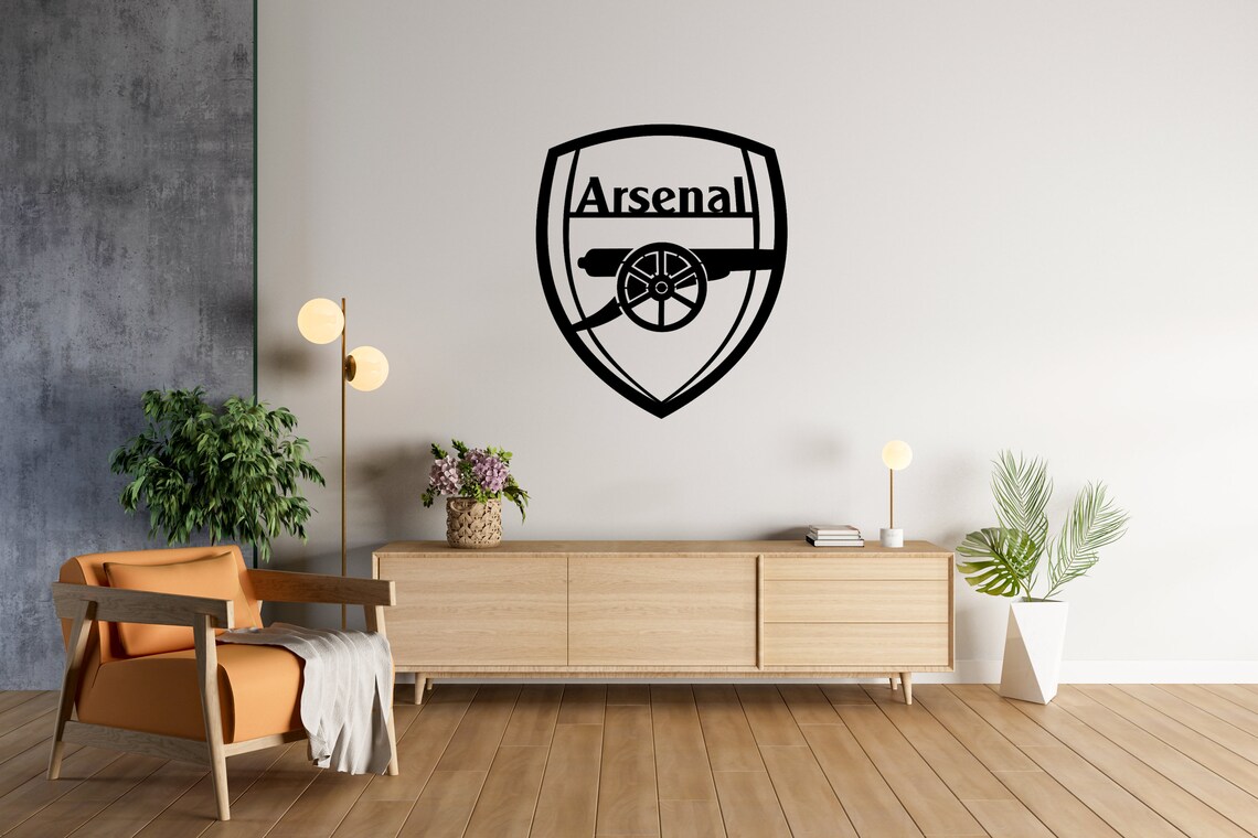 Arsenal Metal Sign: Football Team Logo Wall Art - Etsy