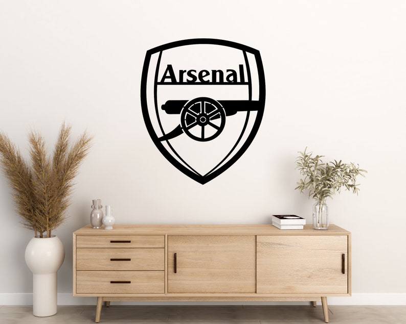 Arsenal Metal Sign: Football Team Logo Wall Art - Etsy