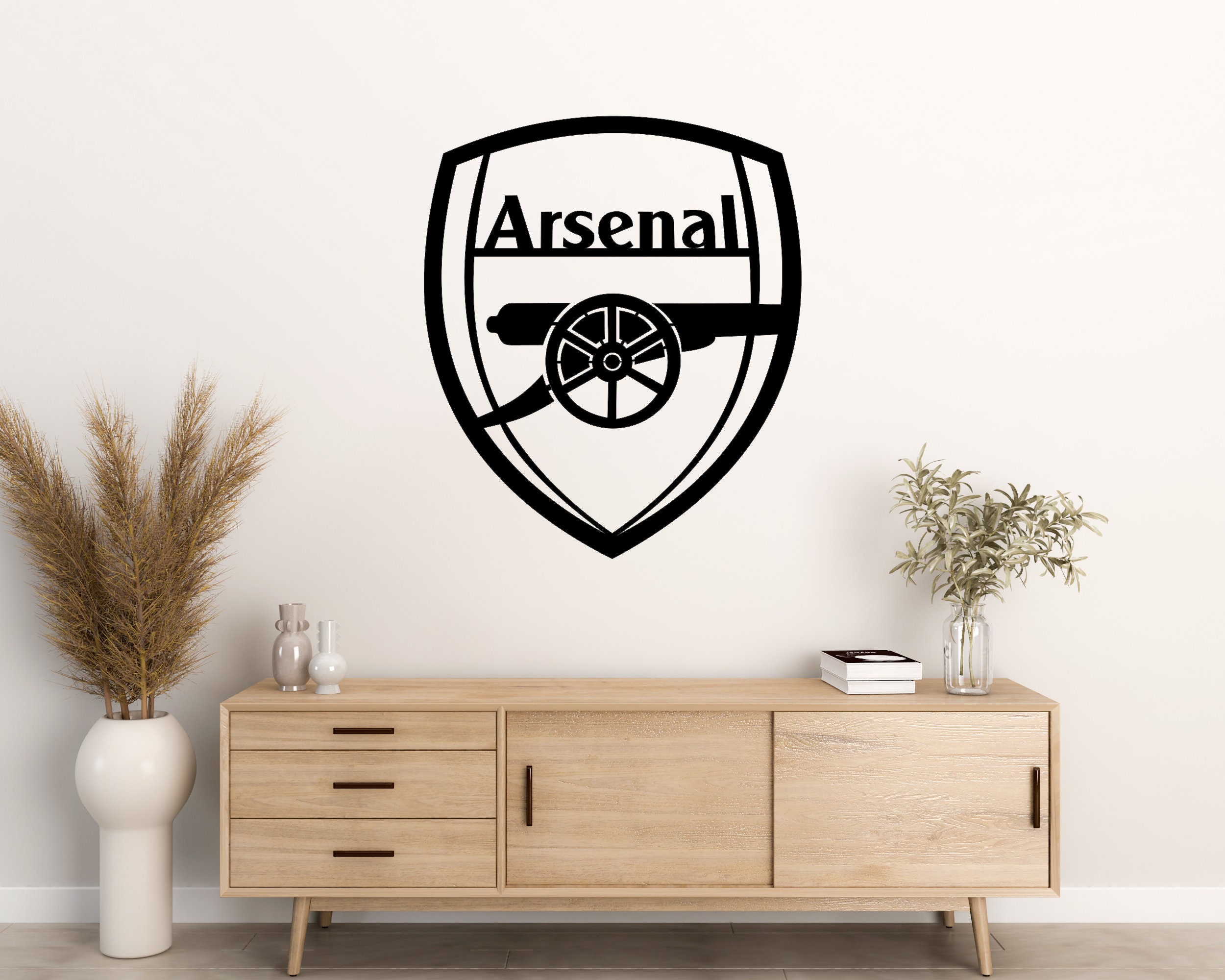 Arsenal Metal Sign: Football Team Logo Wall Art - Etsy