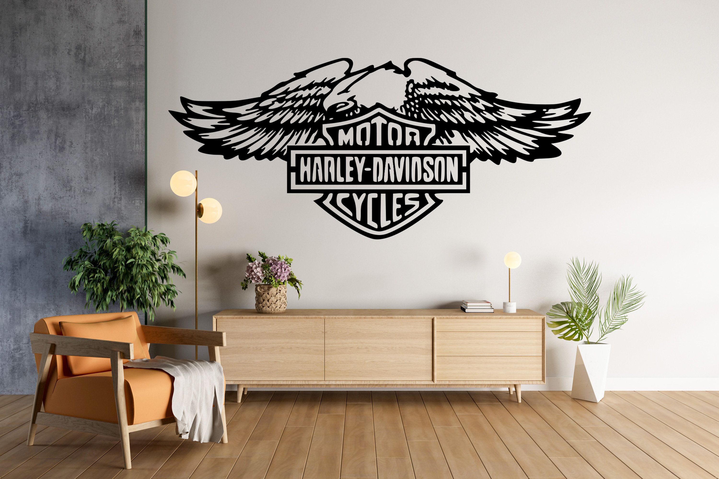Harley Davidson Wall Decor Harley Wall Art Harley Davidson Metal Wall ...