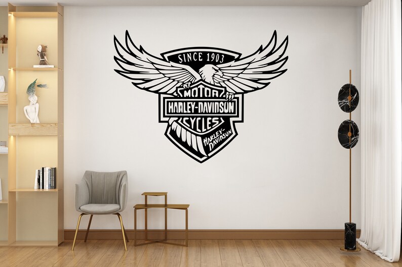 Harley Davidson Wall Decor Harley Wall Art Harley Davidson Metal Wall