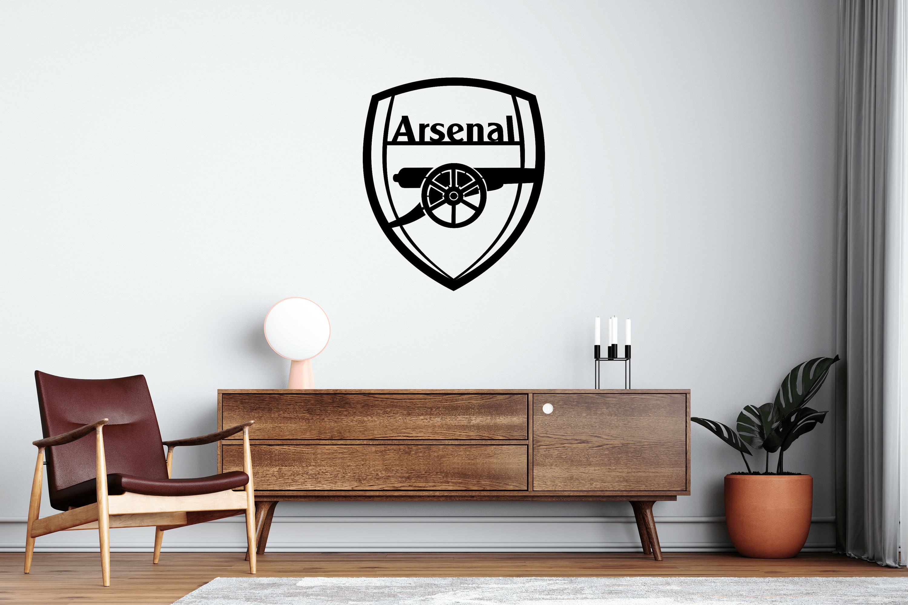 Arsenal Metal Sign: Football Team Logo Wall Art - Etsy