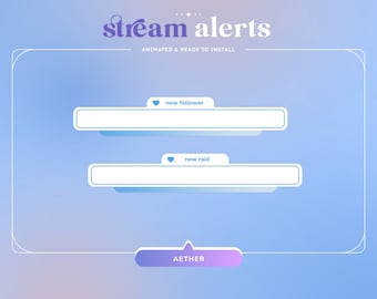 Animated Gradient Chat Widget CUSTOMIZABLE COLORS Twitch - Etsy