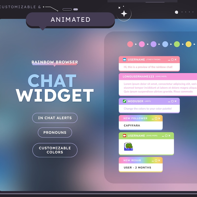 Twitch Chat Overlay - Etsy
