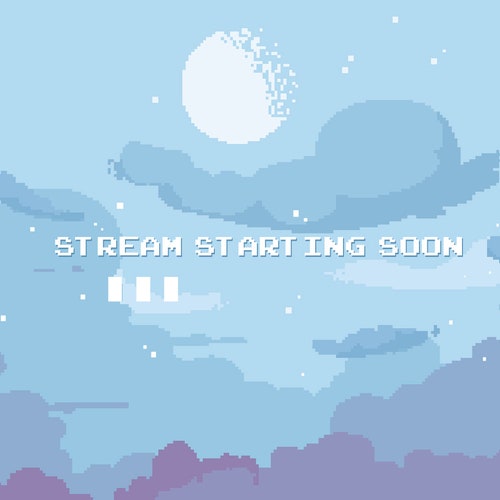 Blue Clouds Animated Twitch Screens Stream Starting Soon - Etsy