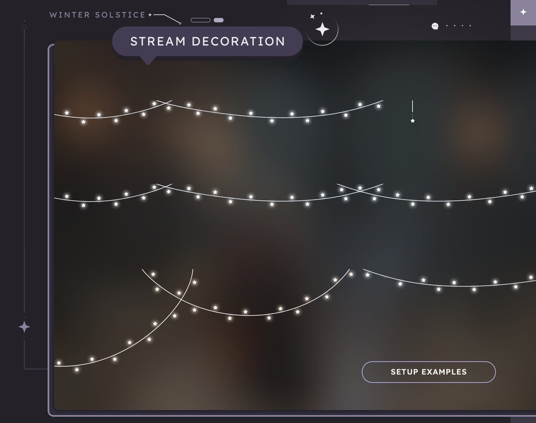 ANIMATED Winter Solstice Stream Add-on | Twitch | Streamer | Christmas ...