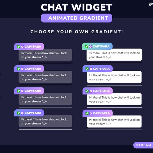 Bubble Chat Widget CUSTOMIZABLE COLORS Twitch Overlays - Etsy Bubble Chat Widget CUSTOMIZABLE COLORS Twitch Overlays - Etsy