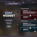 Animated Halloween Chat Widget CUSTOMIZABLE COLORS Twitch Overlays ...