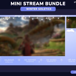 ANIMATED Winter Solstice Mini Stream Bundle - Animated Screens & Overlays | Twitch | Overlays ...
