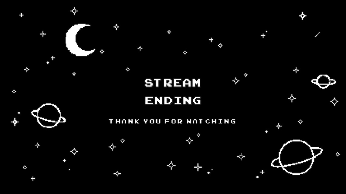 ANIMATED Space Explorer Twitch Screens | Stream Starting Soon | Be ...