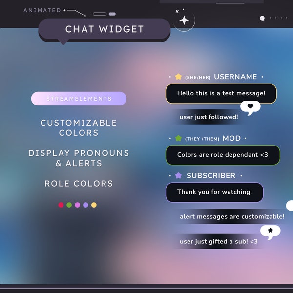 Twitch Chat Css - Etsy