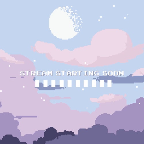 Cute 4x Animated Twitch Stream Screens Pack 8bit Pixel Art - Etsy