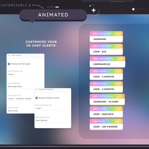 Animated Rainbow Browser Chat Widget (CUSTOMIZABLE COLORS) | Twitch ...
