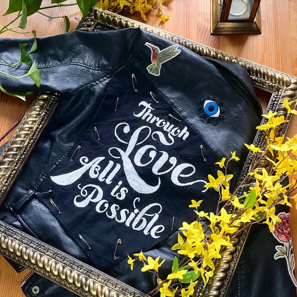 Through Love All as Possible Jacket - Etsy