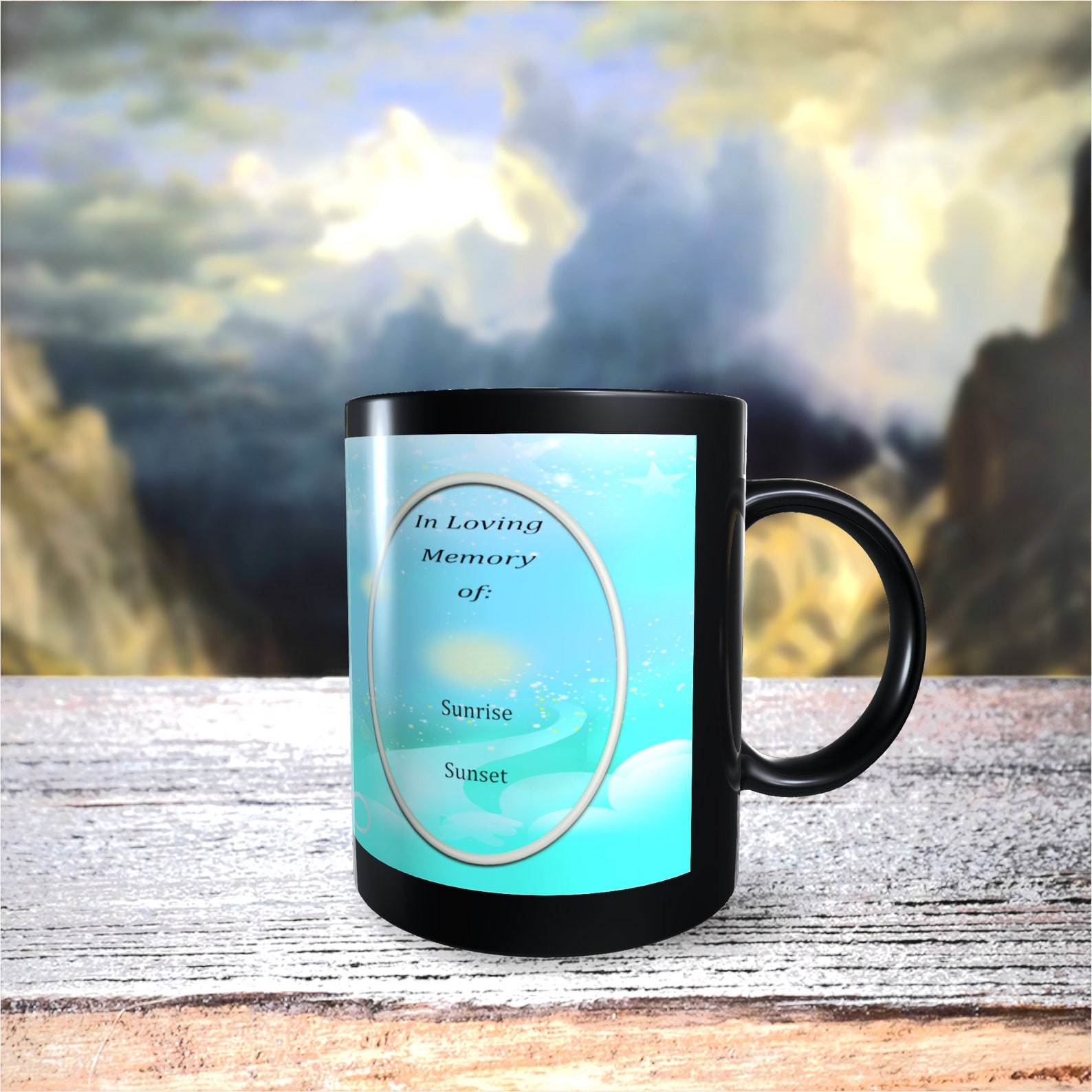 6 in Loving Memory Mug Design Sublimation Templates - Etsy