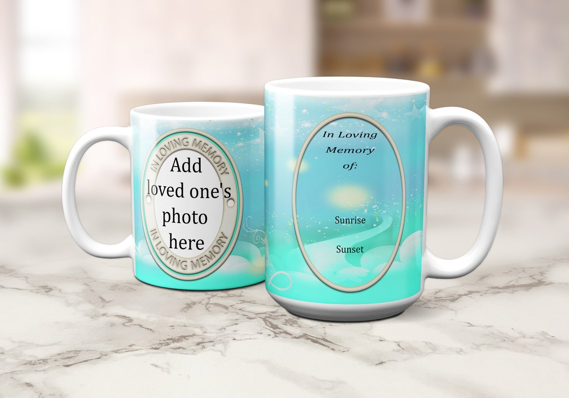 6 in Loving Memory Mug Design Sublimation Templates - Etsy