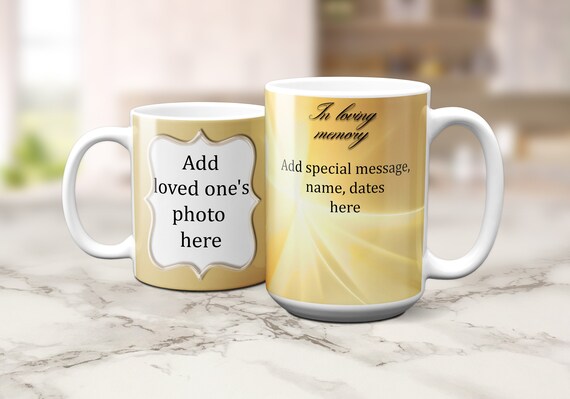 6 in Loving Memory Mug Design Sublimation Templates - Etsy