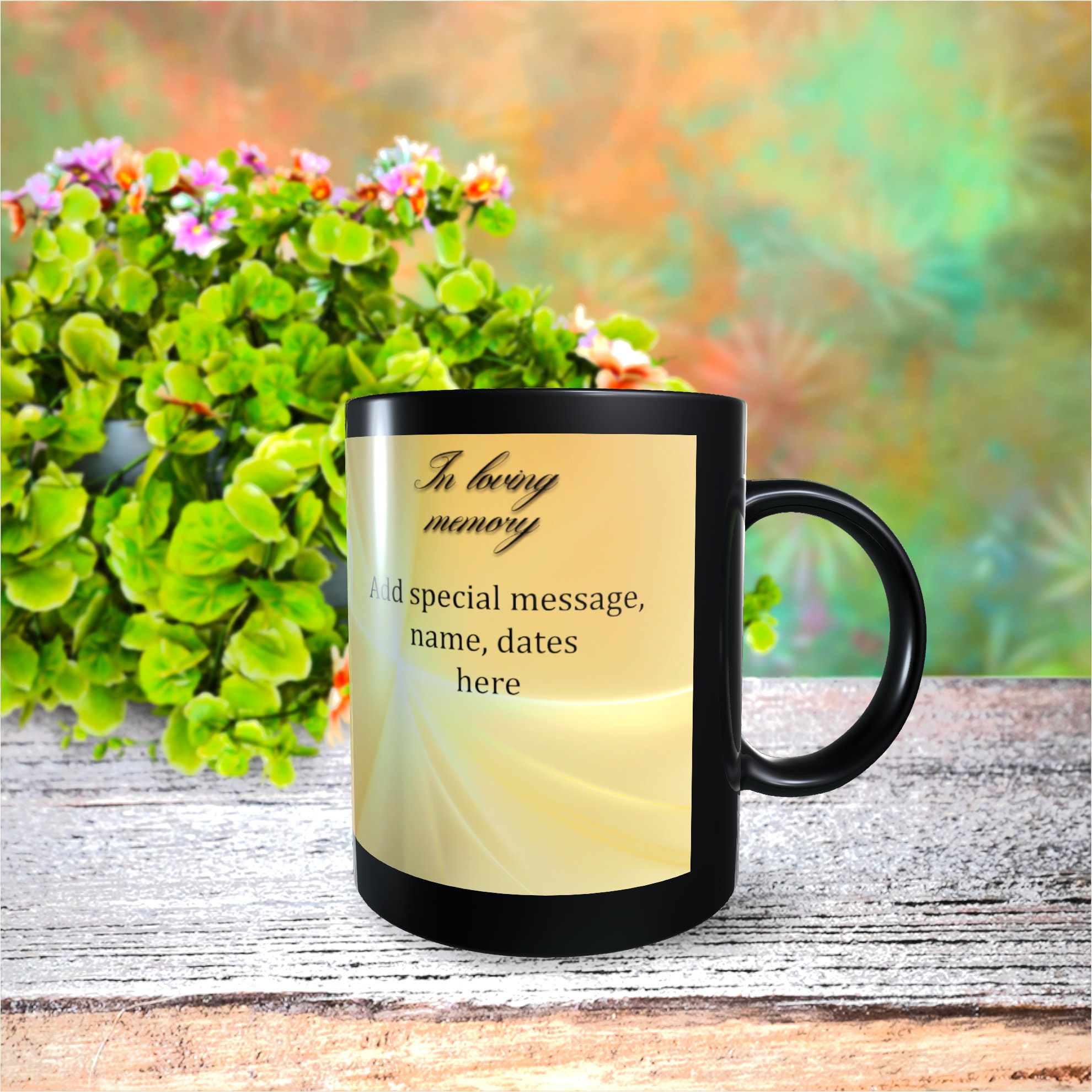 6 in Loving Memory Mug Design Sublimation Templates - Etsy