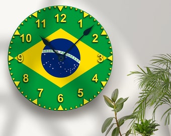 Brazil Wall Clock - Etsy