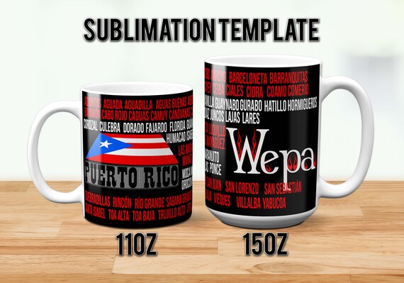 Puerto Rico Wepa Pueblos De Puerto Rico Plantillas Para - Etsy