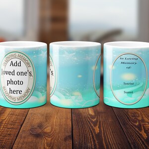 6 in Loving Memory Mug Design Sublimation Templates, Sublimation Design ...