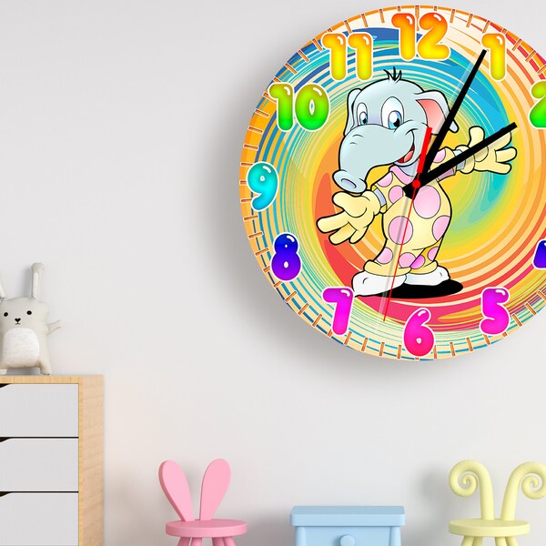 Elephant Clock - Etsy