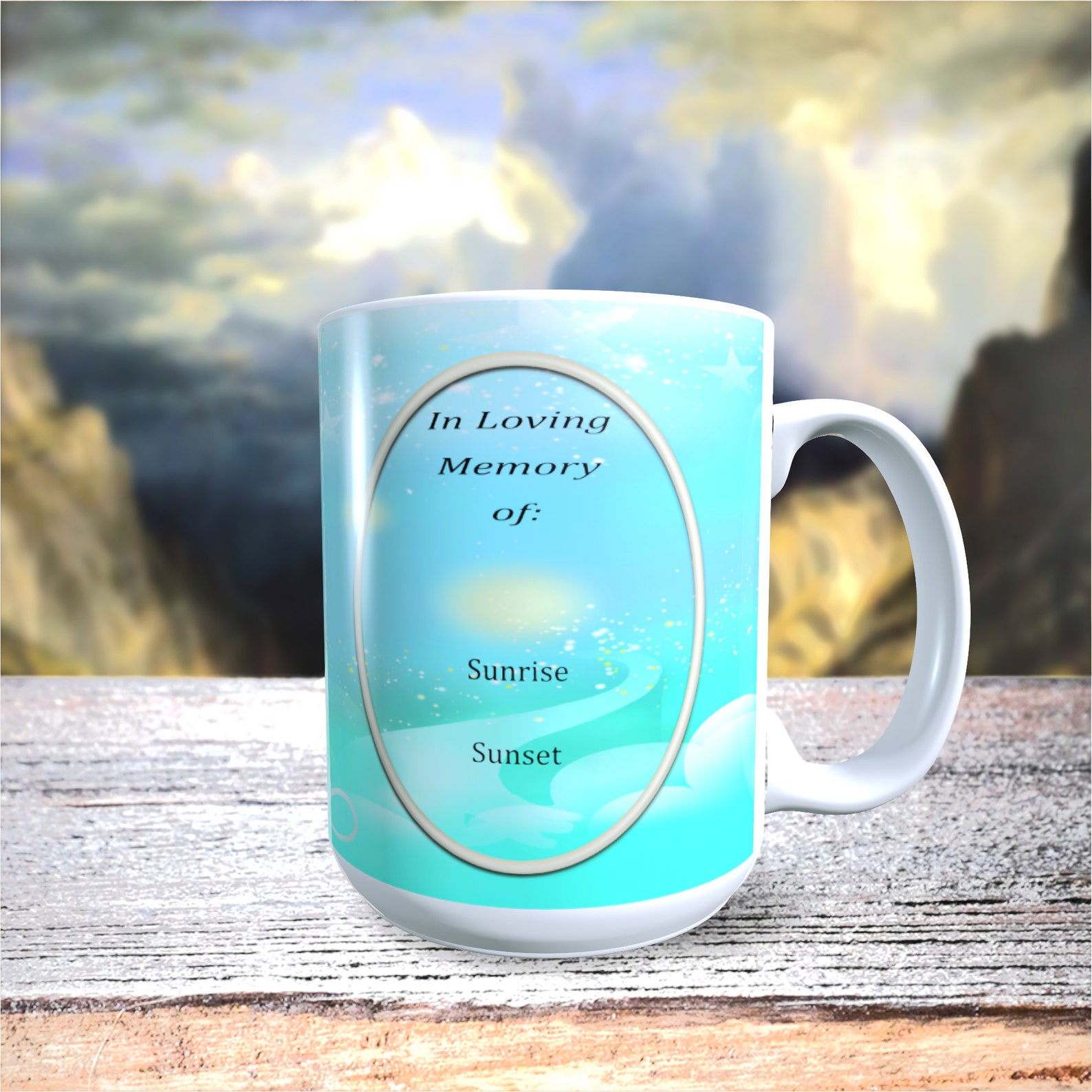 6 in Loving Memory Mug Design Sublimation Templates - Etsy